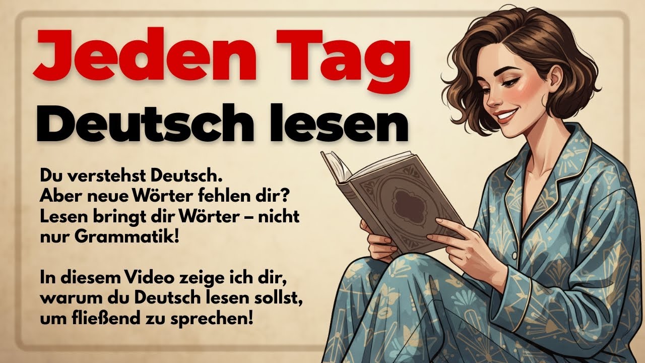 Deutsch lernen durch Lesen | Sprich fließend Deutsch mit diesem Trick ...