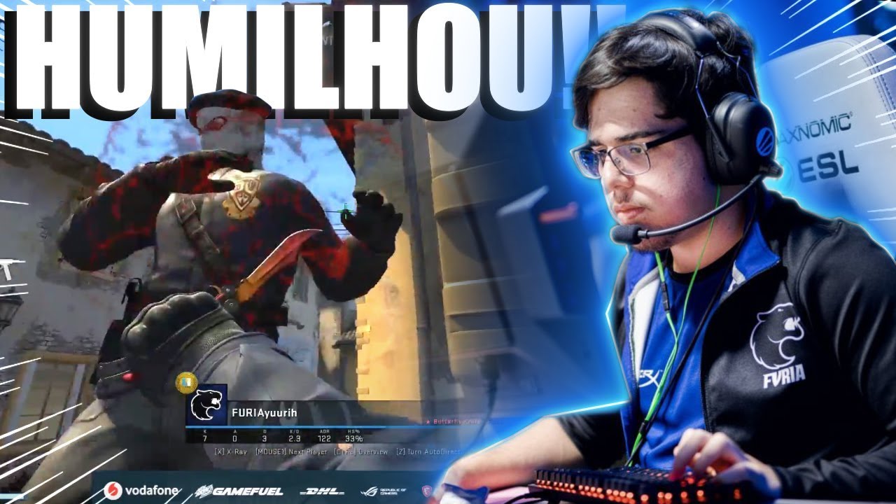 CS:GO - YUURIH LEVANDO NARRADOR DA FURIA A LOUCURA & KSCERATO DANDO ...