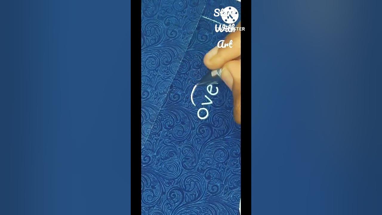 Calligraphy With Gel Pen How To Write LOVE In Calligraphy fyp calligraphy-with-gel-pen-how-to-write-love-in-calligraphy-fyp