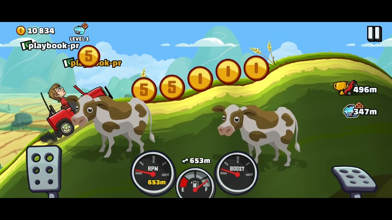 Morning race |End with back flip|Hill climb racing 2|Race techniques ...