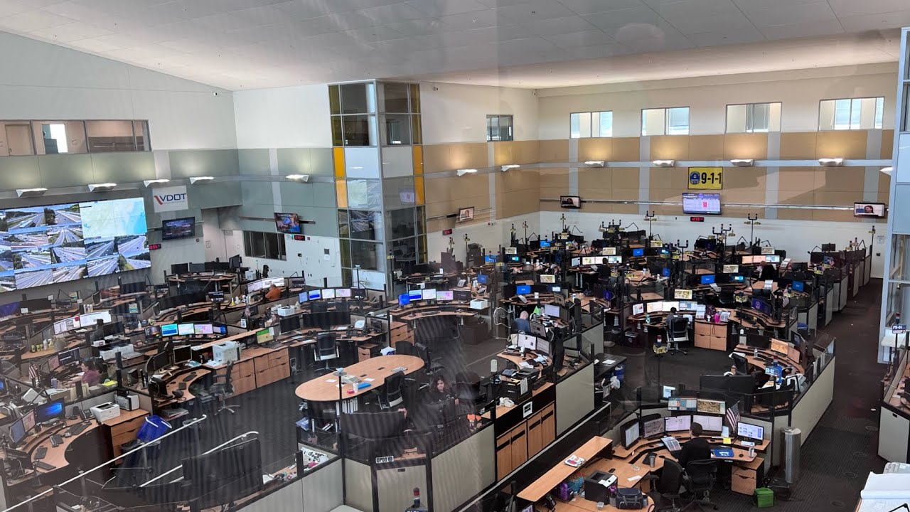 Fairfax County, Virginia 911 Center Tour - Observation Deck - YouTube