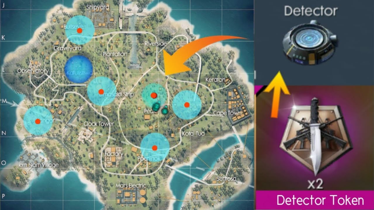 How to use detector and find enemy || Enemy detector item details - YouTube