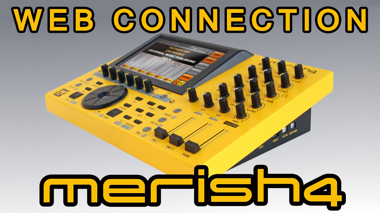 Merish 4 WEB connection - YouTube