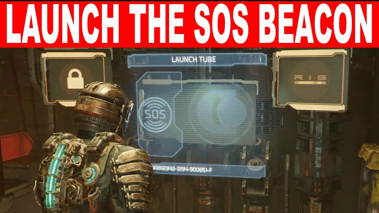 Dead Space Remake How To LAUNCH THE SOS BEACON - YouTube