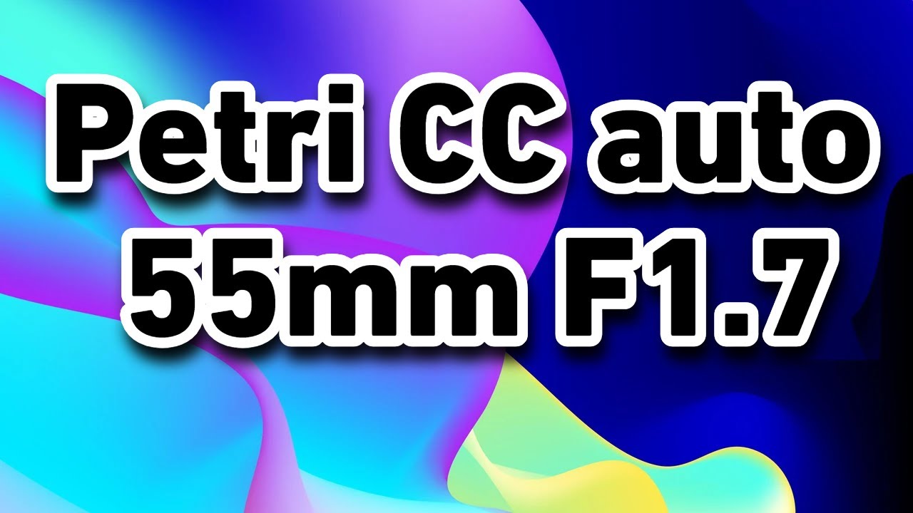 Vintage 35mm camera lens Petri CC Auto 55mm F1.8 on full-frame digital ...