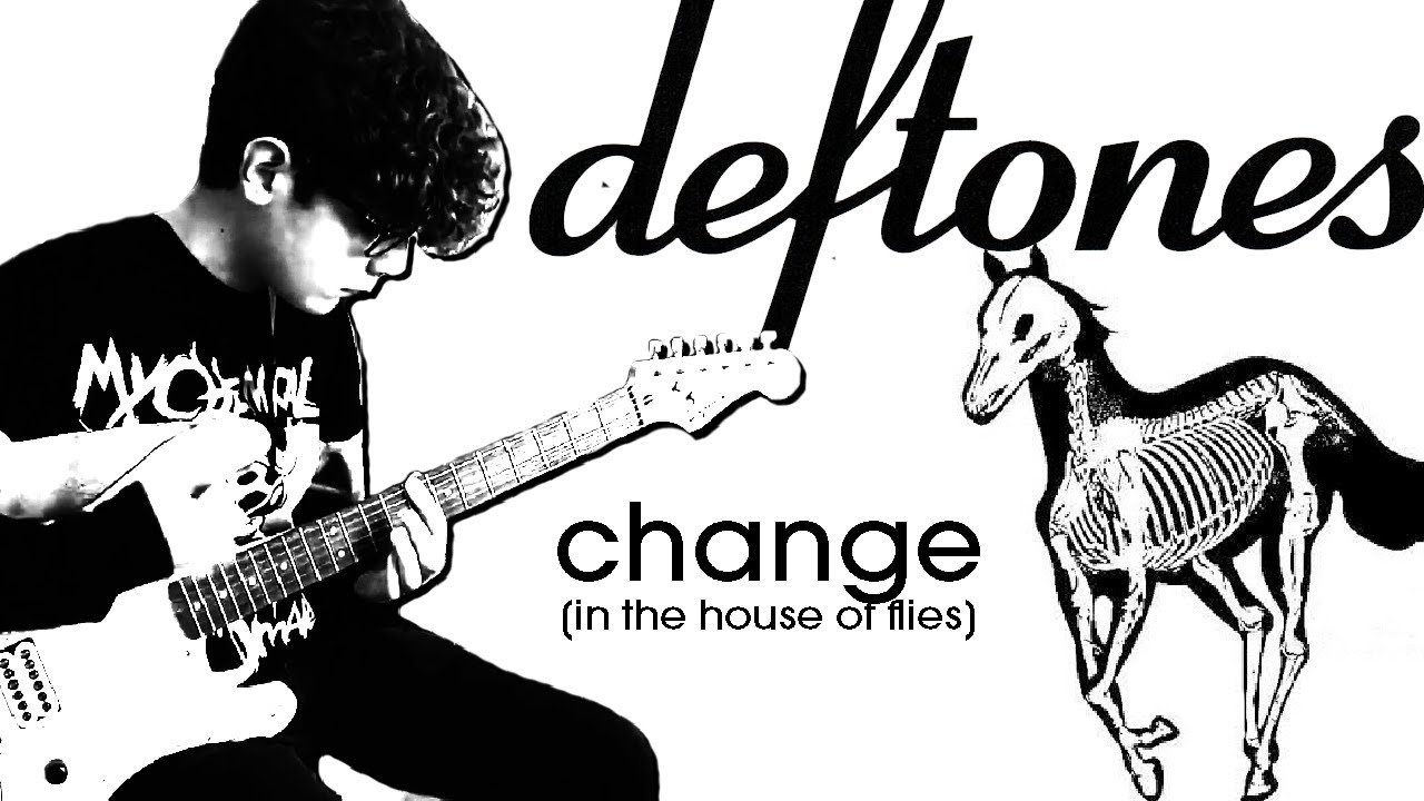 DEFTONES - CHANGE (IN THE HOUSE OF FLIES) (Partial Guitar Cover) - YouTube