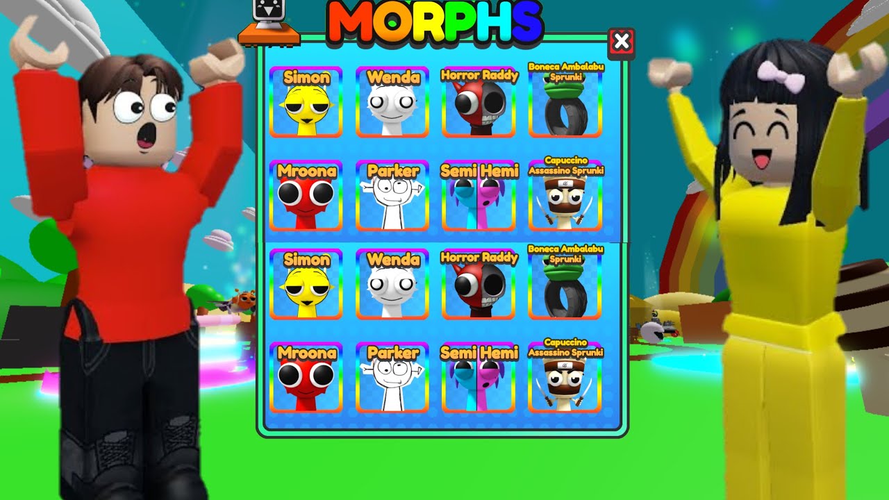 Yuta Dan Mio Main Ke Dunia Sprunki Untuk Mencari Morphs Anomali Sprunki || ROBLOX | Yuta Mio ...