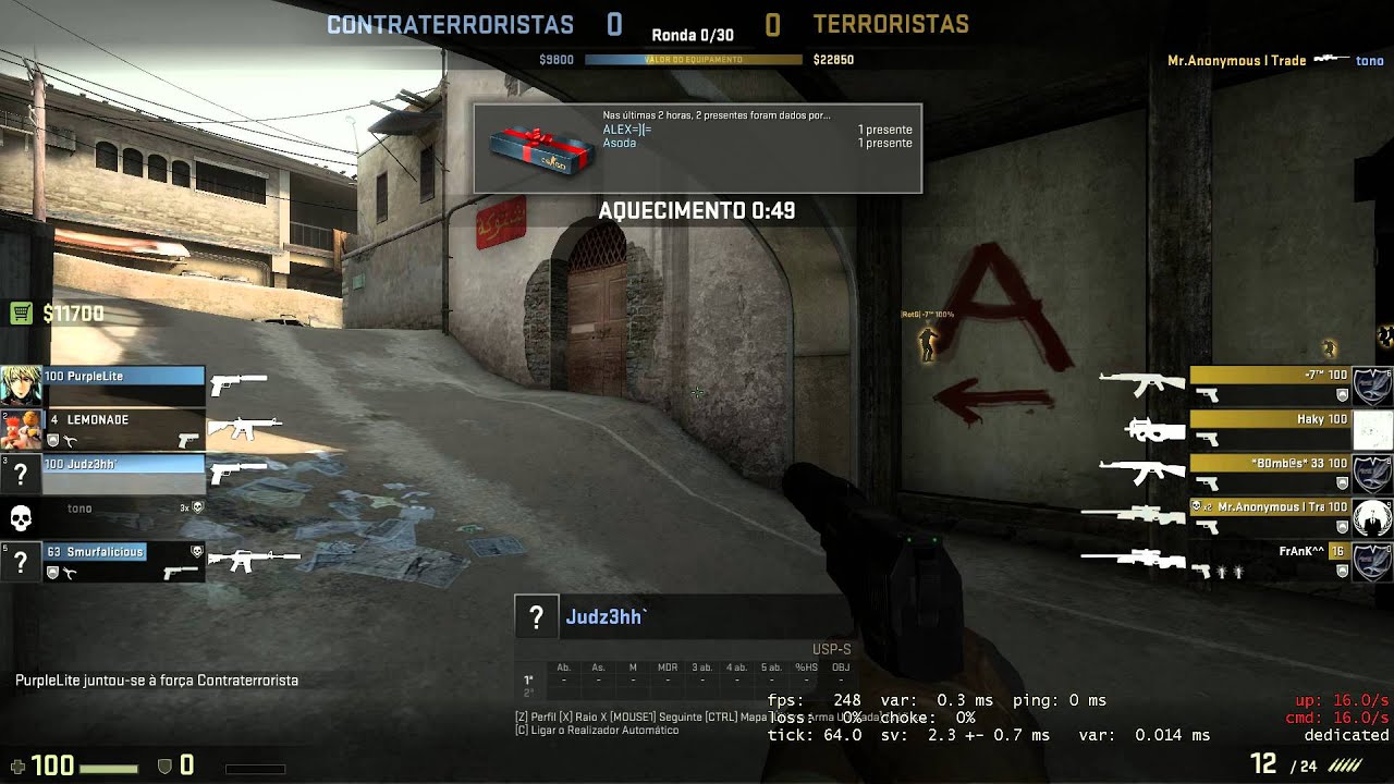 Counter strike:Global Offensive cheater 2 - YouTube