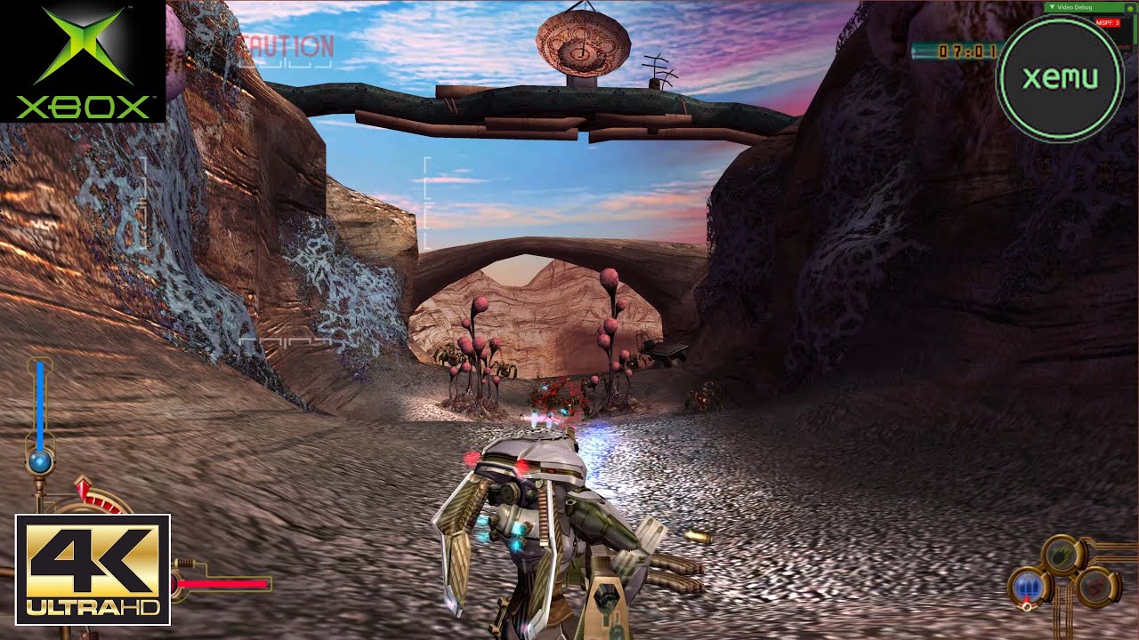 XEMU Xbox Emulator - Gunvalkyrie Ingame / Gameplay / 2160p (feat/surf ...