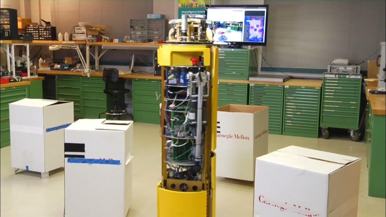 CMU Ballbot Autonomous Navigation - YouTube