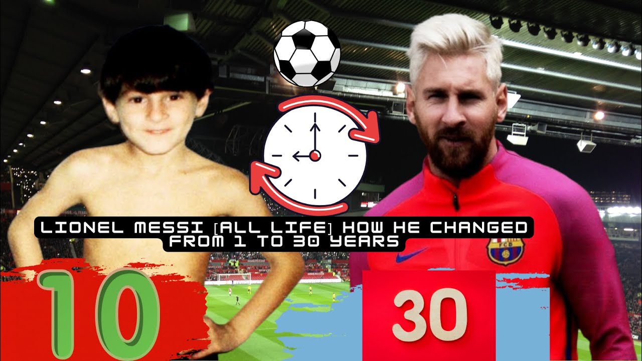 LIONEL MESSI [ALL LIFE] How He Changed From 1 To 30 Years - YouTube