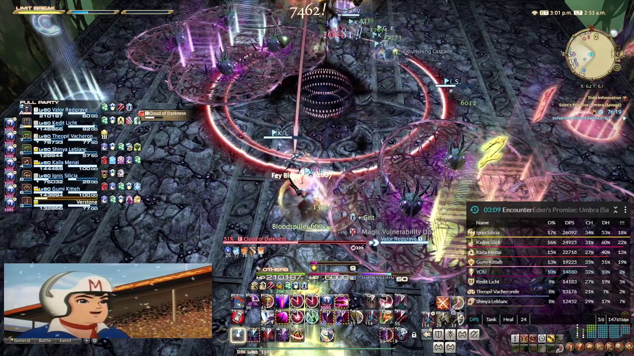 FFXIV E9S - DRK POV / 13,325.4 rDPS / 14,530 aDPS - YouTube