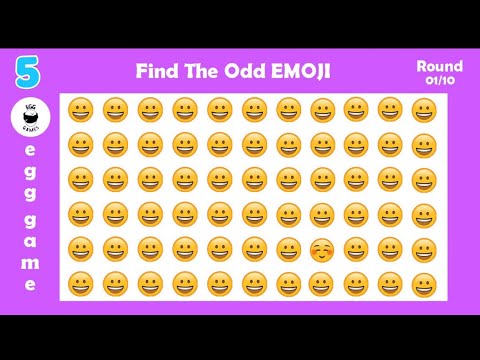 Spot The Odd One Out Emojis | Emoji Games for Kids - YouTube