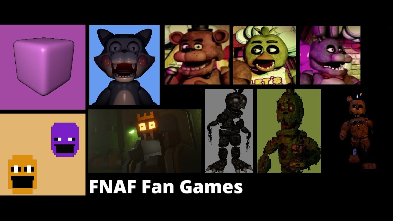 Fnaf Fan Games 1: One Night With A Box, DSAF Series, Joy of Creation ...