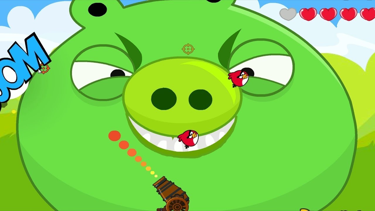 Angry Birds Cannon Collection 2 - SHOOTING THE GIANT PIGGIES BOSS WITH ...