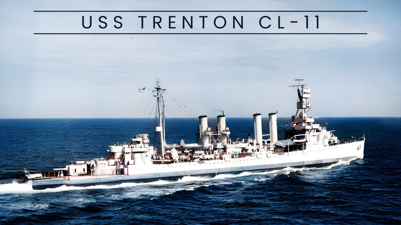 USS Trenton CL-11 (Light Cruiser) - YouTube