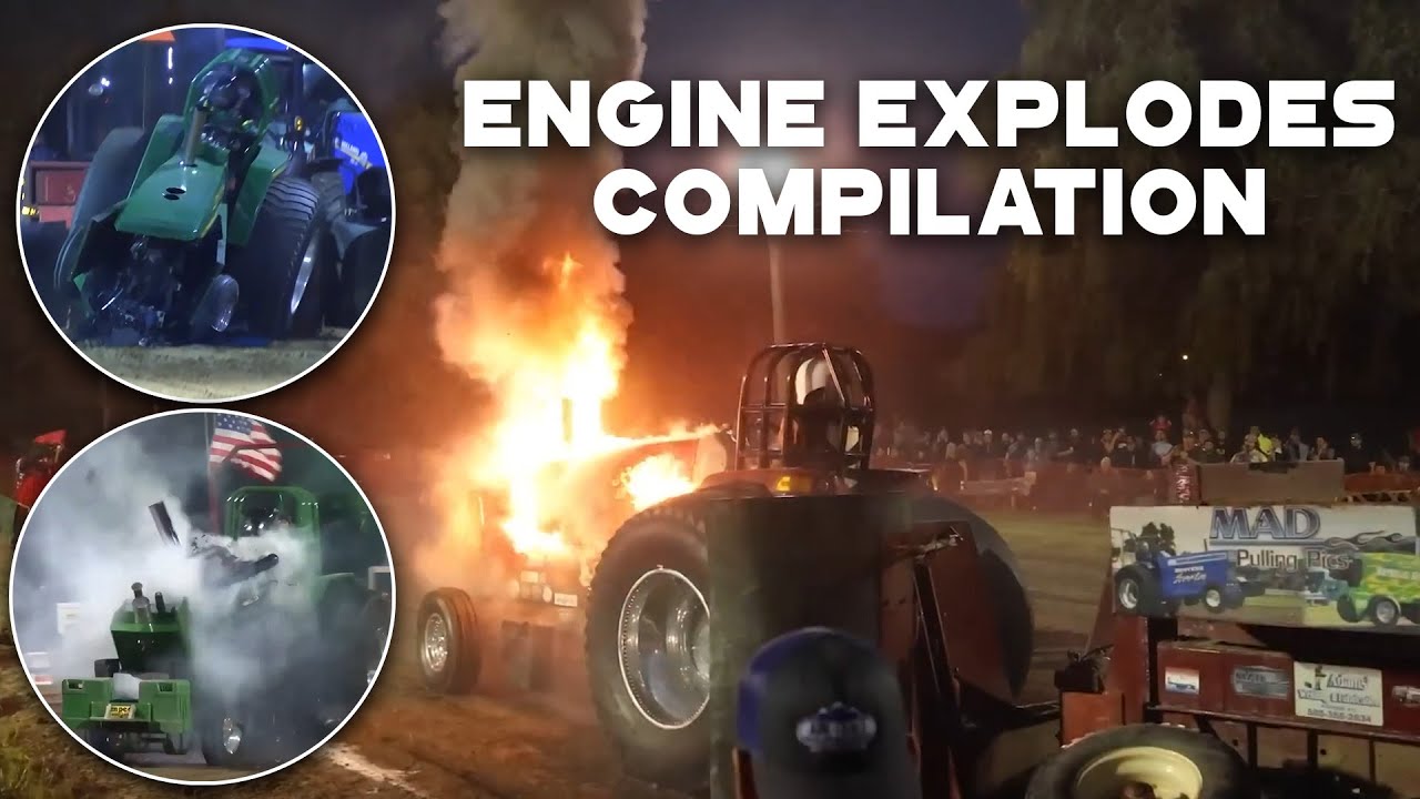 Tractor & Truck Pulling engine Explosion compilation 2024 Wild Rides ...
