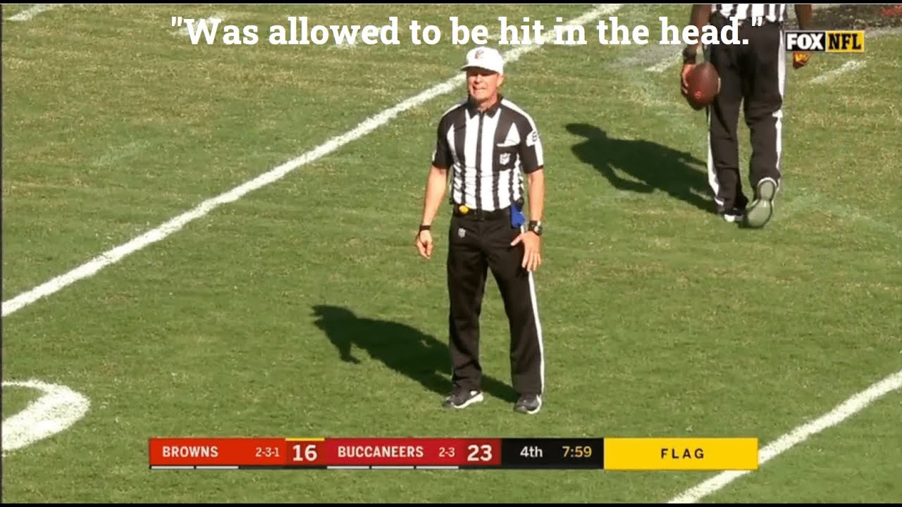 The Strangest NFL Referee Decision Ever Browns vs Buccaneers Week 7 ...