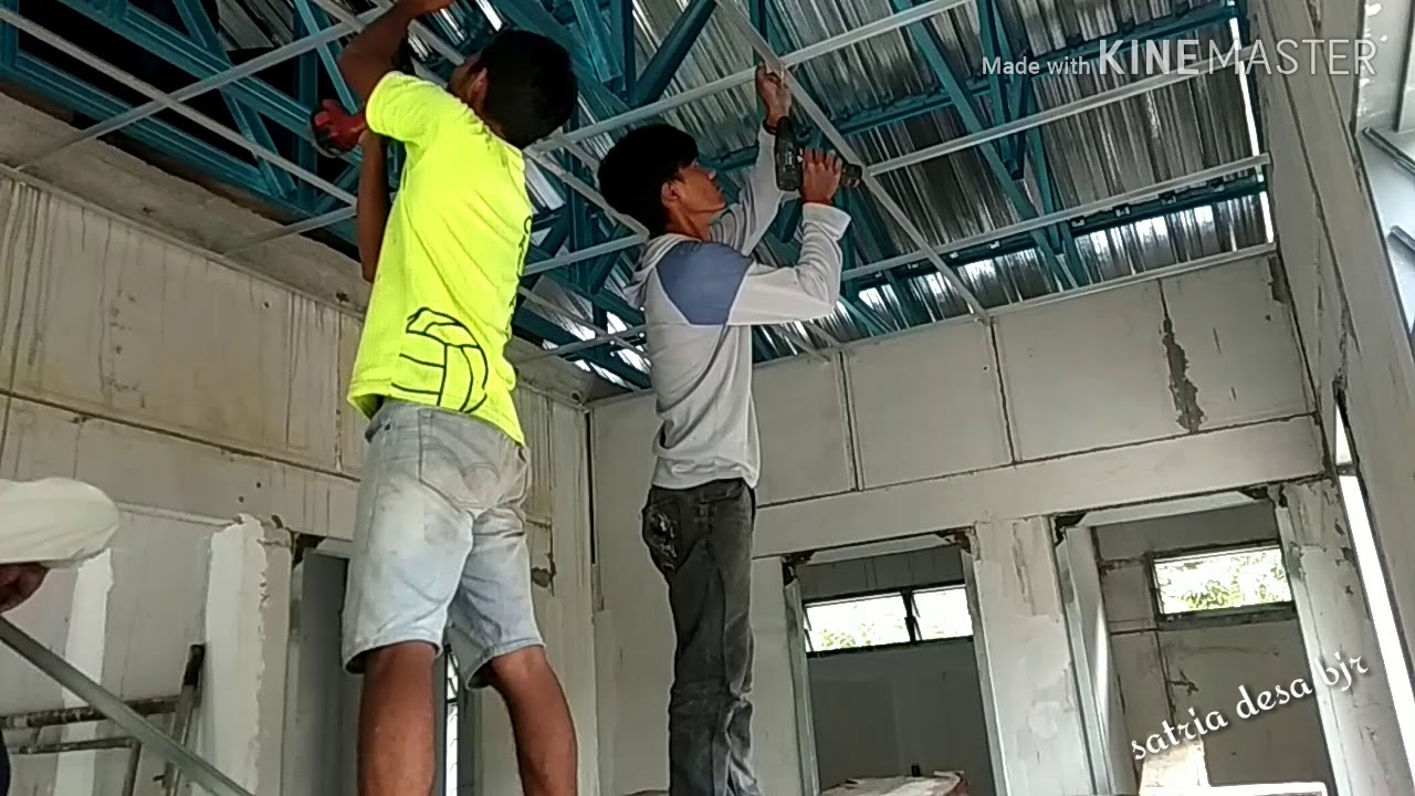 plaster siling jimat barang - YouTube