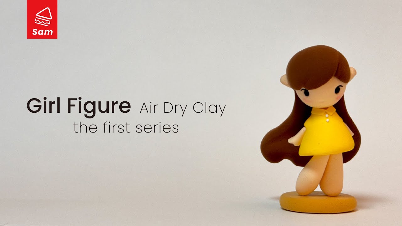 [Girl Series] the first figure | soft clay making tutorial - YouTube