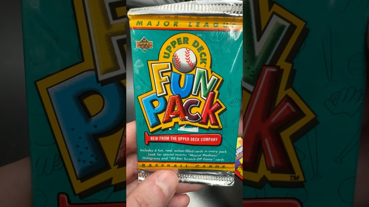 #OpeningPacks So You Don’t Have To: 1993 Upper Deck Fun Pack! Fun AND ...