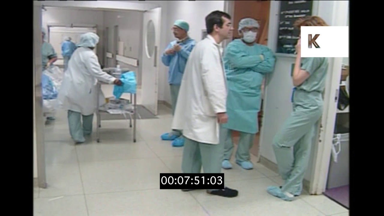 1990s USA, Surgeons in Hospital Corridor - YouTube