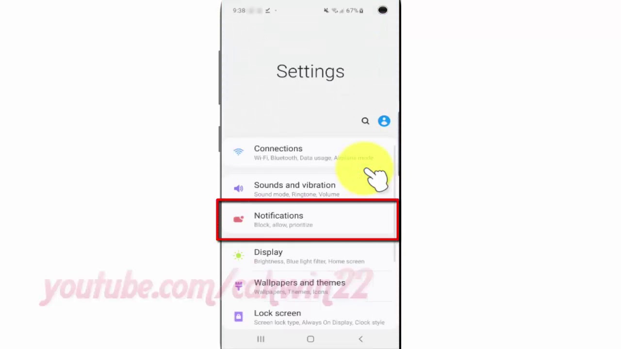 Samsung Galaxy S10 : How to enable or disable home screen notificatio ...