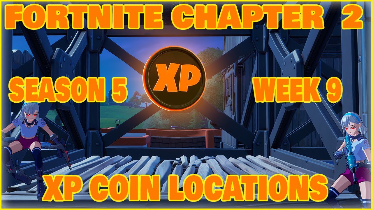 Fortnite Chapter 2 Season 5 Week 9 Xp Coin Locations - YouTube