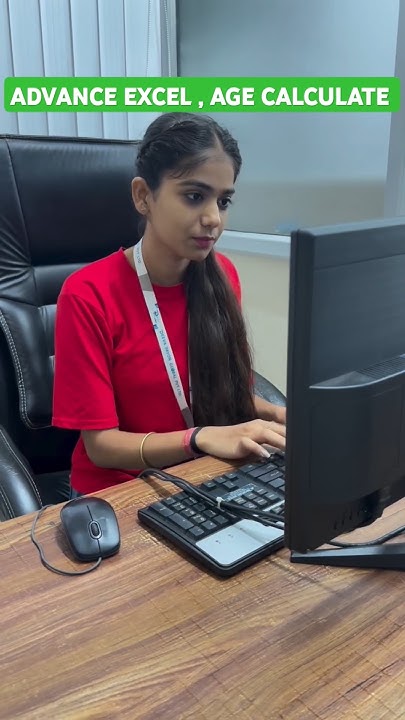 AGE CALCULATE, ADVANCE EXCEL, #yutubeshorts #advanceexcel #shorfeed #shortvideo #exceltips #tech ...