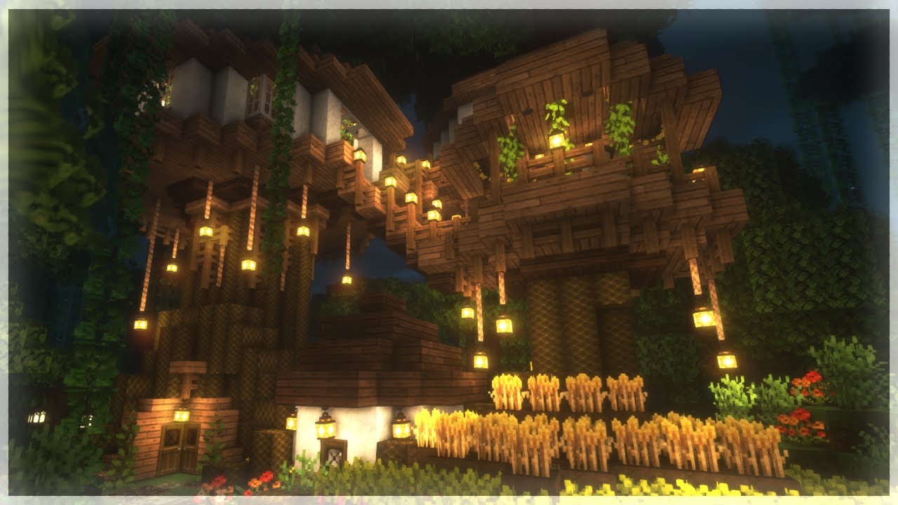 | Minecraft | Fantasy Treehouse Speedbuild - YouTube