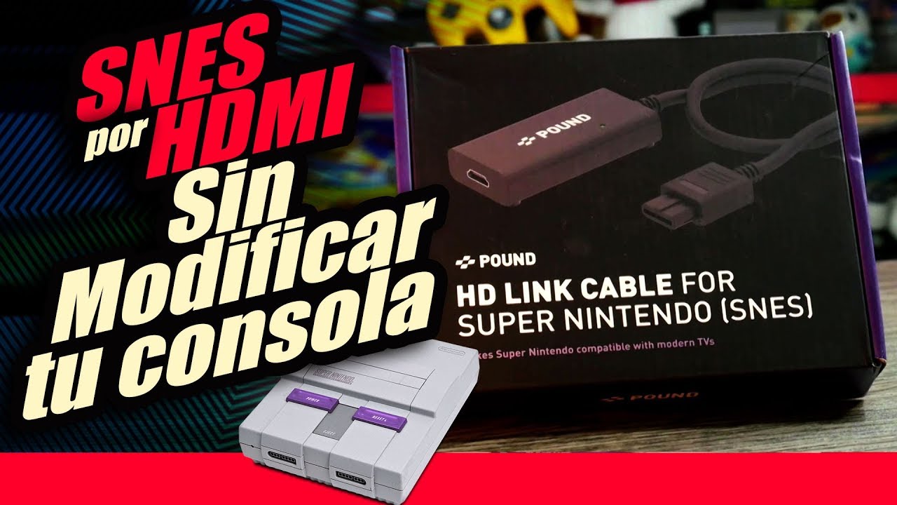 Conecta tu SNES a una TV moderna por HDMI sin modificarlo - Retro y ...