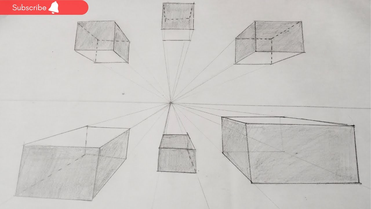 How to draw in One point perspective | Beginner's Lesson 1 - YouTube