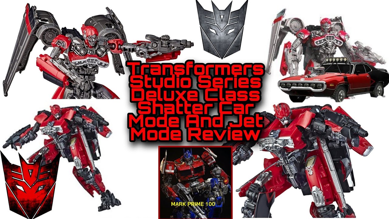 Transformers Studio Series Deluxe Class Shatter 40 Car Mode and 59 Jet ...