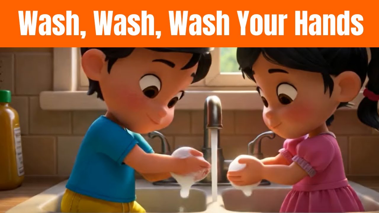 🧼 Wash, Wash, Wash Your Hands | Fun Kids Song About Handwashing ...