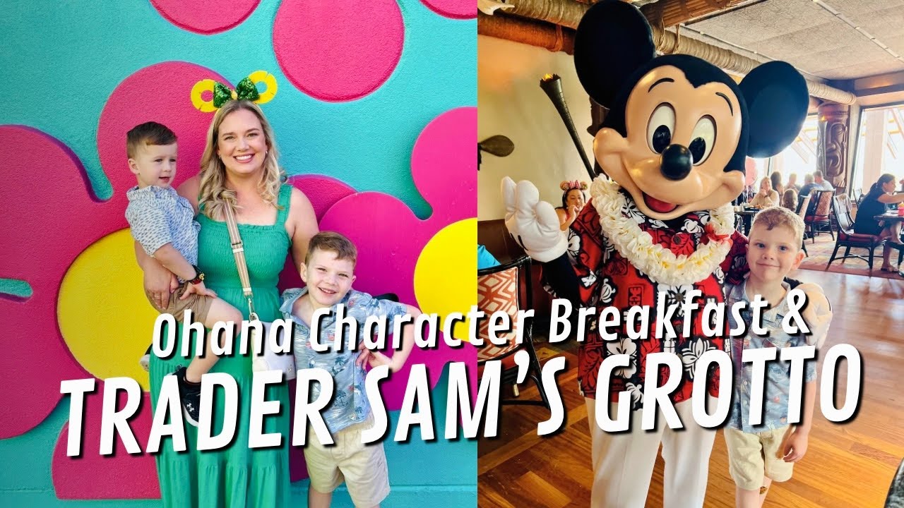 Ohana Character Breakfast and Trader Sams Grog Grotto with Kids at ...