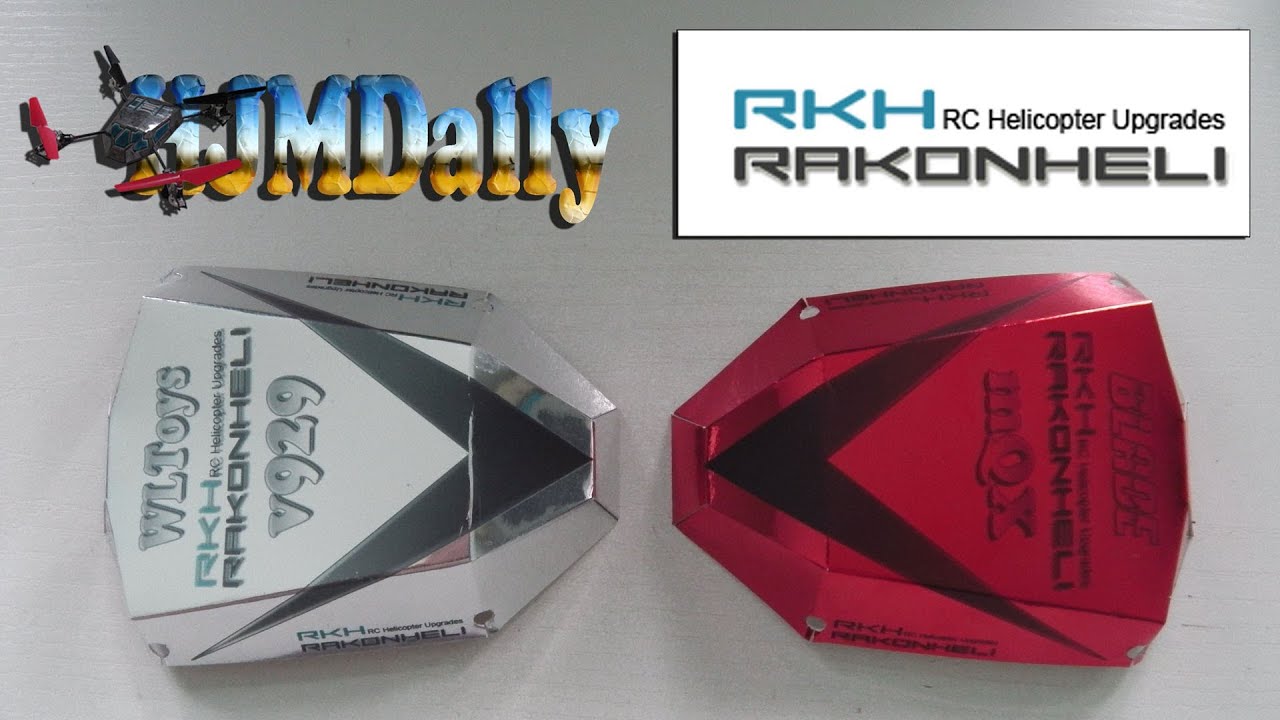 mQX & v929 Rakon Heli Mirri Karton Canopy ( Bling ). - YouTube