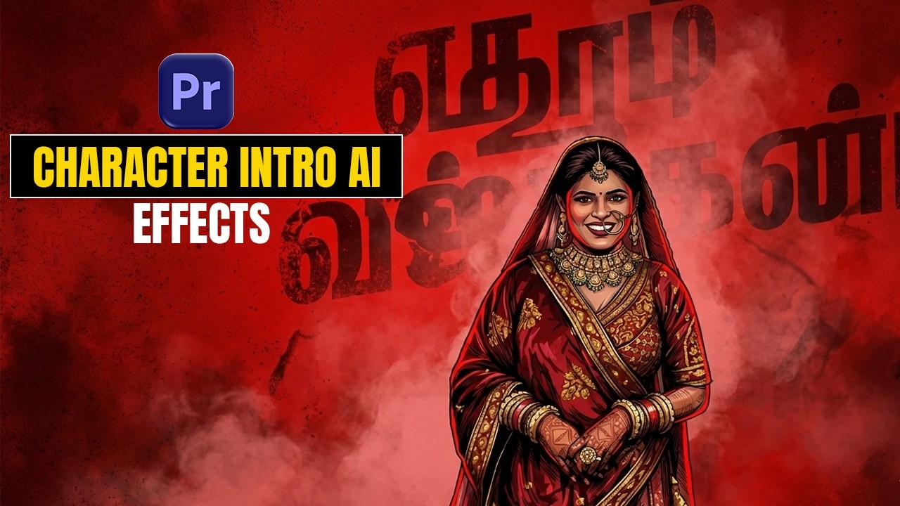 Trending AI Character Intro Video Editing 2026 on Wedding in Premiere ...