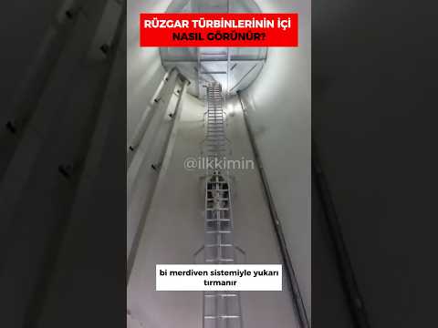 Rüzgar Türbinlerinin İçi Nasıl Görünüyor?