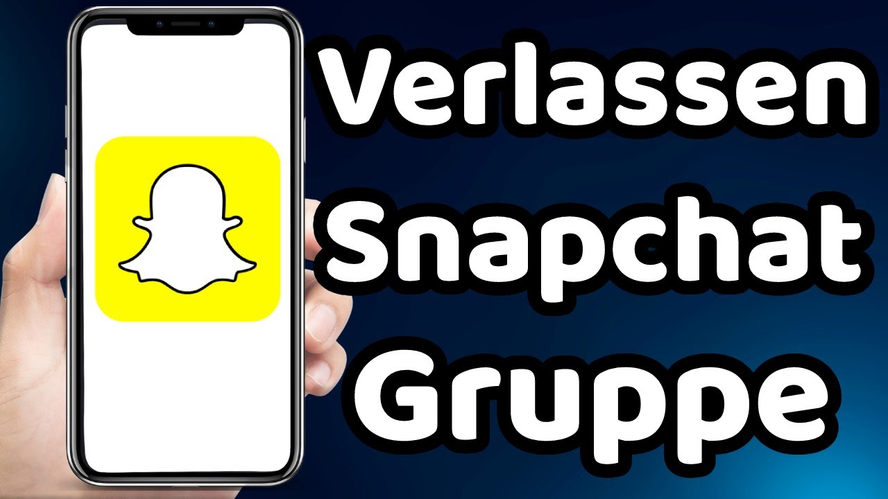 Snapchat Gruppe Verlassen