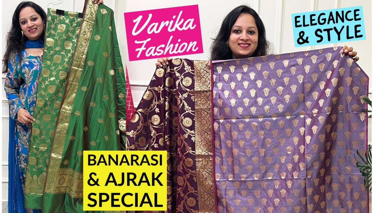 Varika Fashion Brings You Suits in Banarasi Weave, Muslin Semi Stitched ...