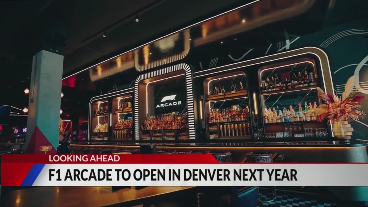 Arcade bar with 69 Formula 1 simulators to open in Denver - YouTube