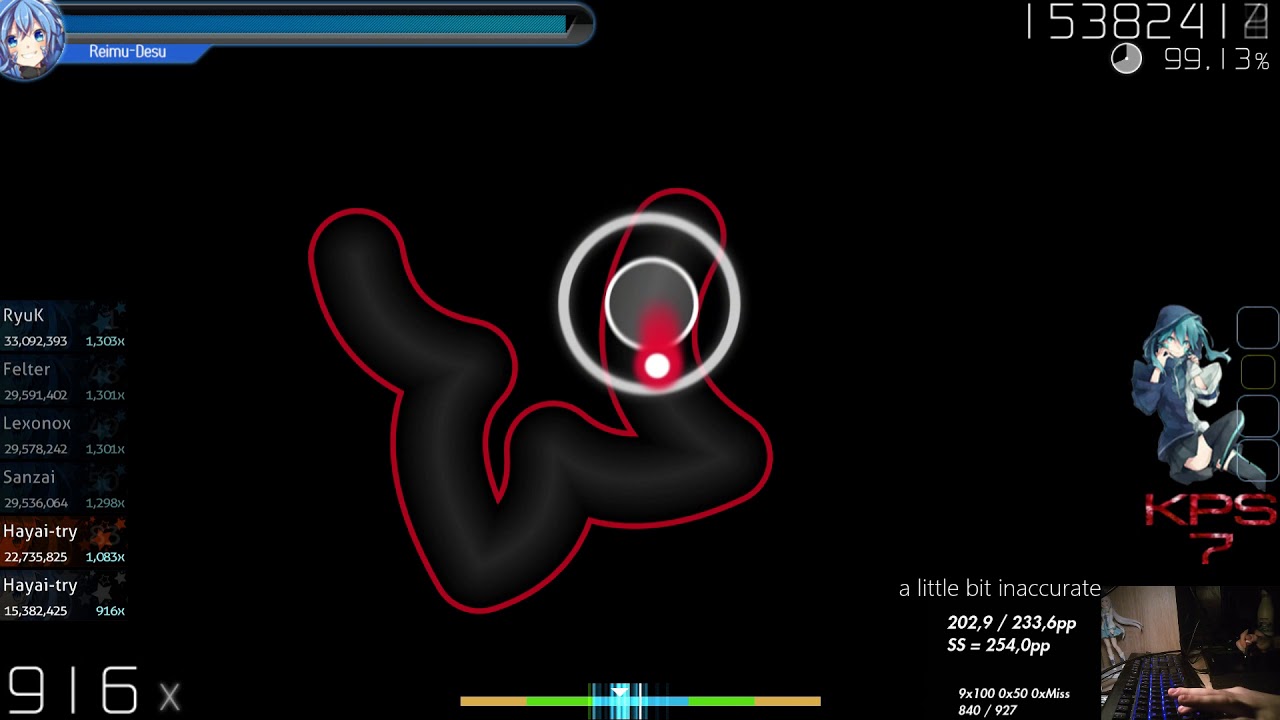 osu! - dark cat - hot chocolate [Nyaaan~] +HD 236pp if ranked 99.25% ...