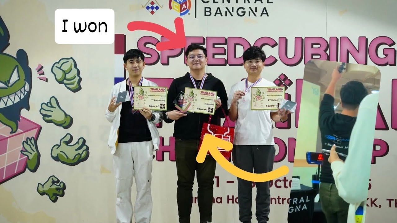 Square-1 Thailand Champion: 8.90 Official Average! | Natthaphat Mahtani ...
