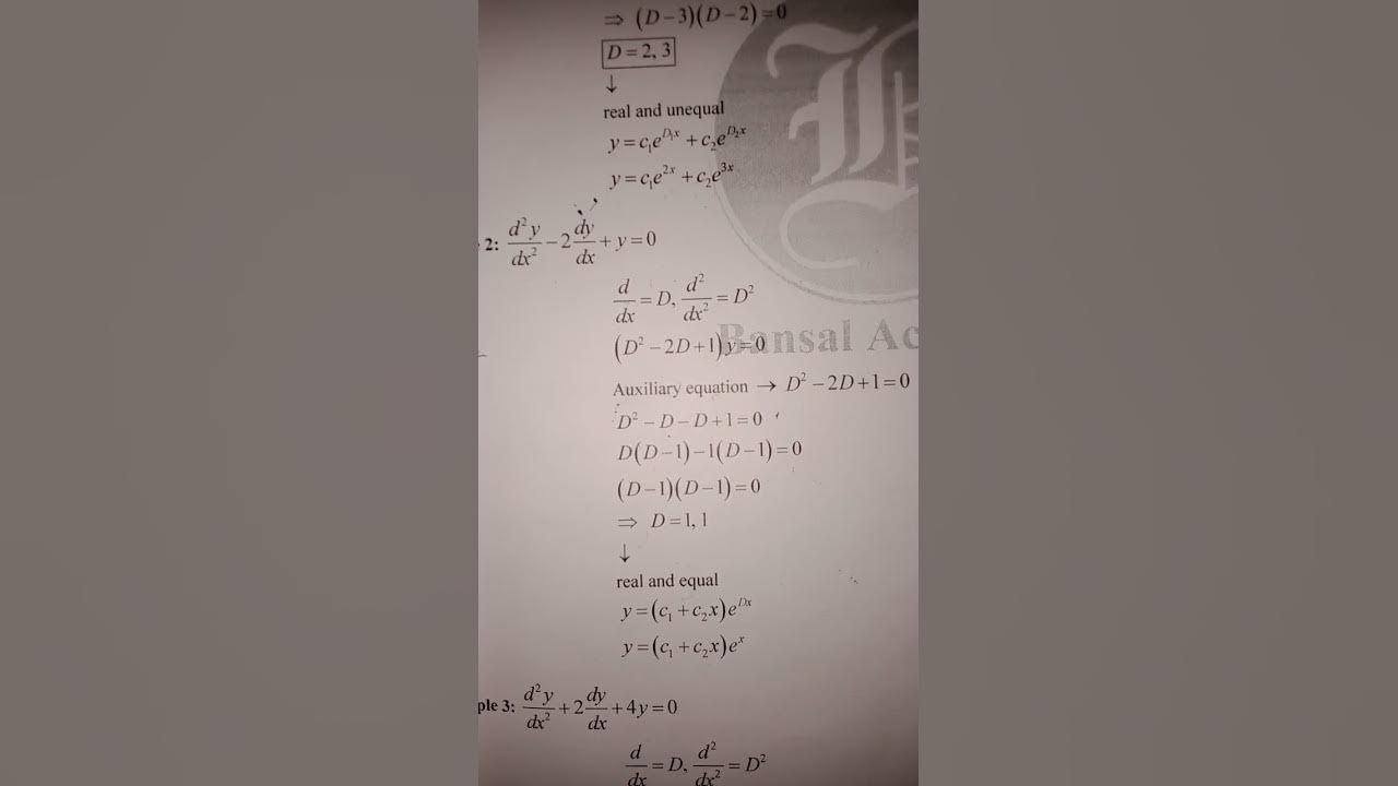 Linear second order differential equations with different frame of ...