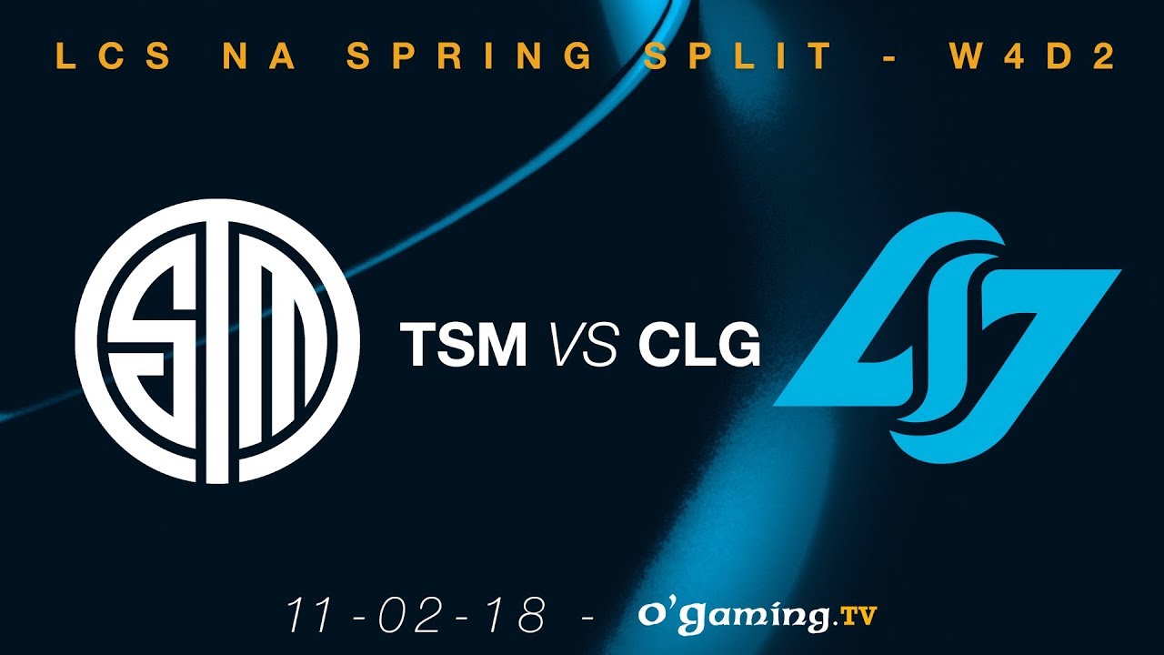 TSM vs CLG - LCS NA Spring Split 2018 - Week 4 Day 2 - League of Legends - YouTube