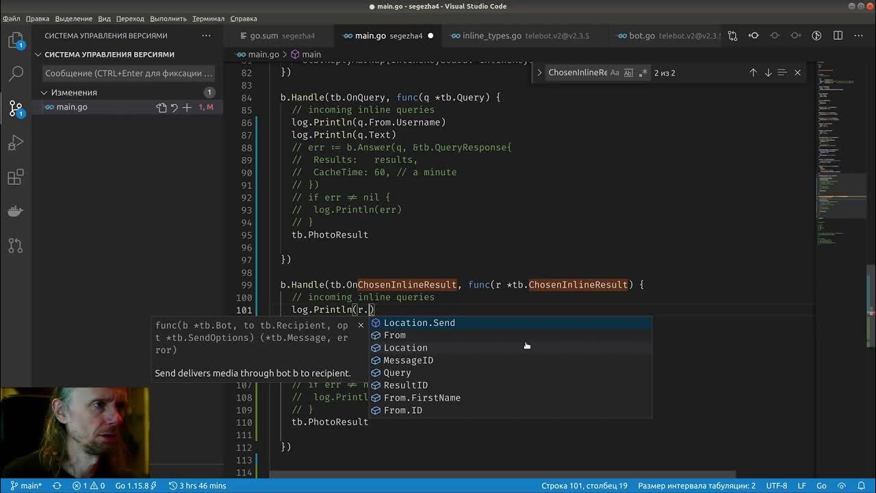 GoLang #2 - telegram-bot "Hello World" - YouTube