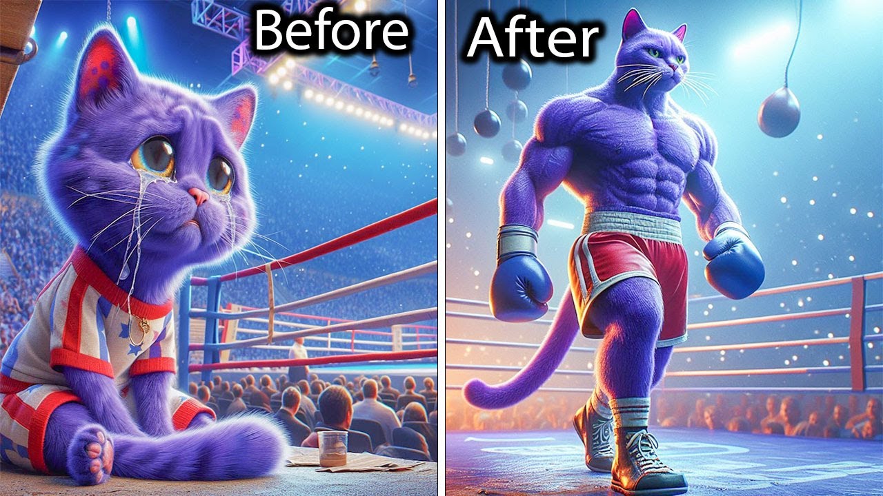 Motivation Video Cat Become Champion | Cat Story #cat #cute #funnycats ...