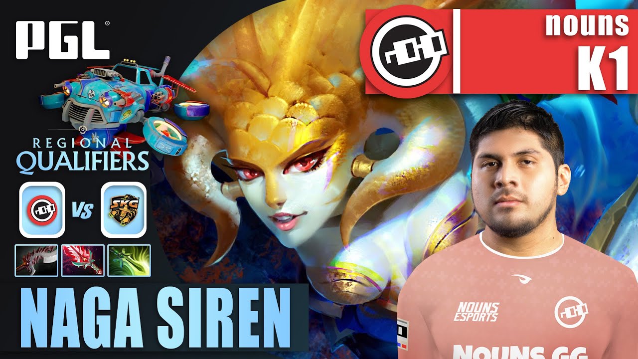 NOUNS vs SKG | HOLY SH*T K1 NEW TEAM DEBUT NA NEW CARRY | TI12 2023 NA ...