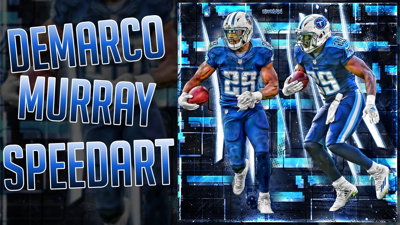 Demarco Murray Speed Art - YouTube