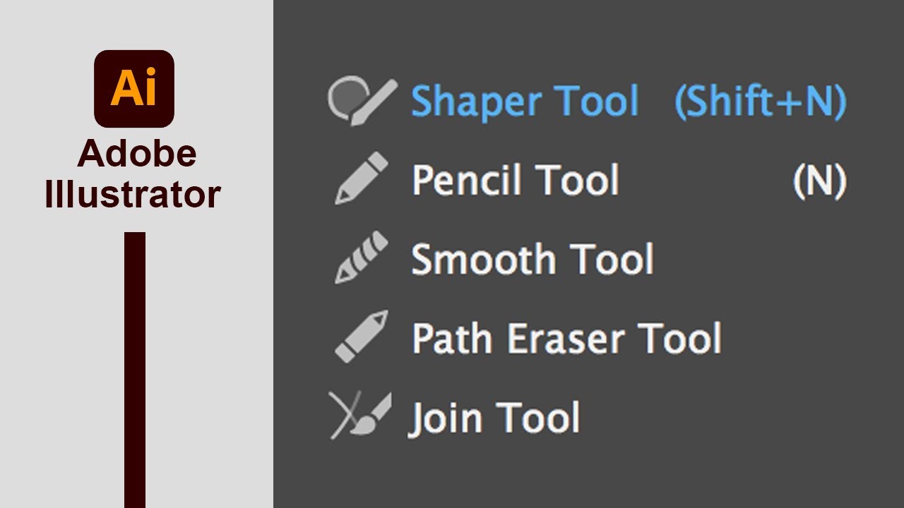 Adobe Illustrator Bangla Tutorial || Shaper Tool, Pencil Tool, Smooth ...